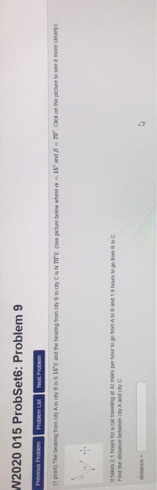 Solved W2020 015 ProbSet6: Problem 9 Previous Problem | Chegg.com