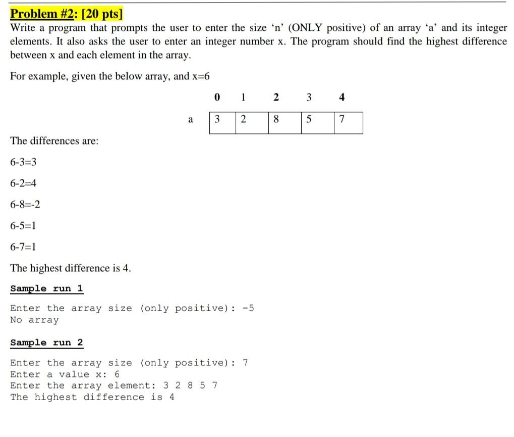 Solved Hello this problem is in java programming | Chegg.com