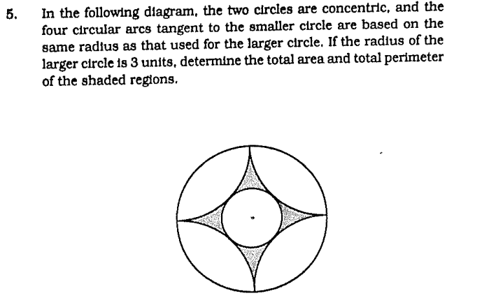 Solved 5. ﻿In the following diagram, the two circles are | Chegg.com