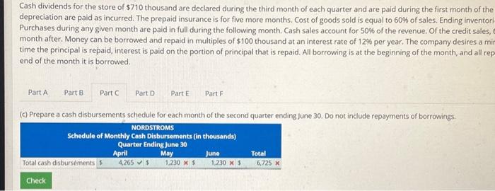 Solved help me calculate the wrong values for part c part d | Chegg.com