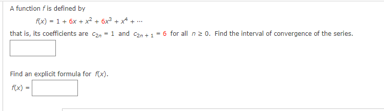 Solved A function f ﻿is defined | Chegg.com