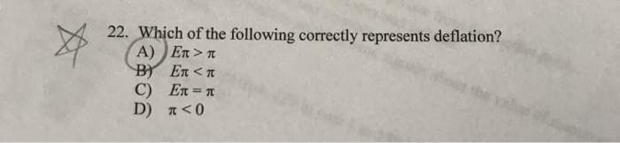 Solved 22. Which of the following correctly represents | Chegg.com