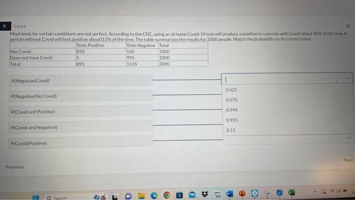 Solved 1 point Which best describes correlation: Correlation | Chegg.com
