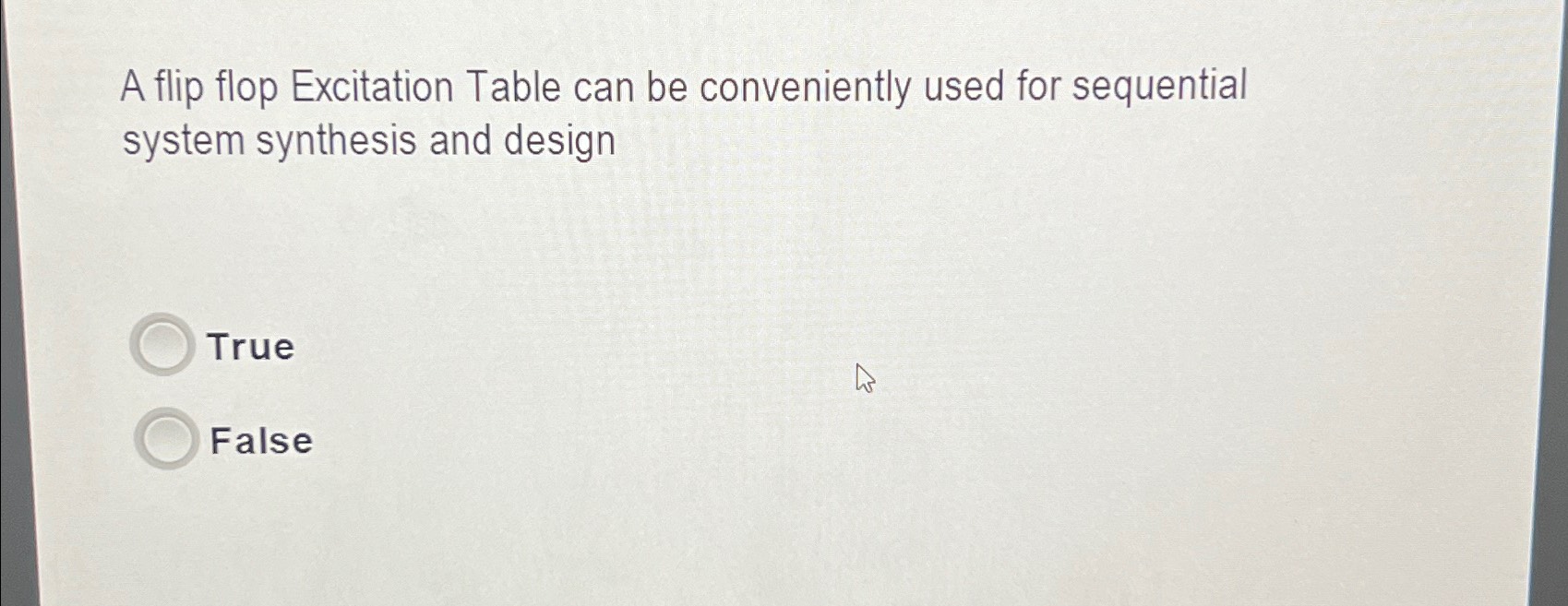 Solved A flip flop Excitation Table can be conveniently used | Chegg.com
