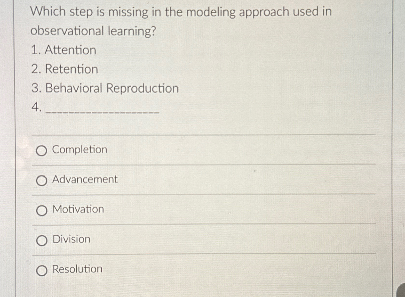 Solved Which step is missing in the modeling approach used | Chegg.com