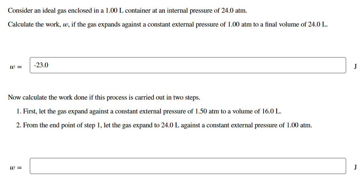 Solved Consider an ideal gas enclosed in a 1.00L ﻿container | Chegg.com