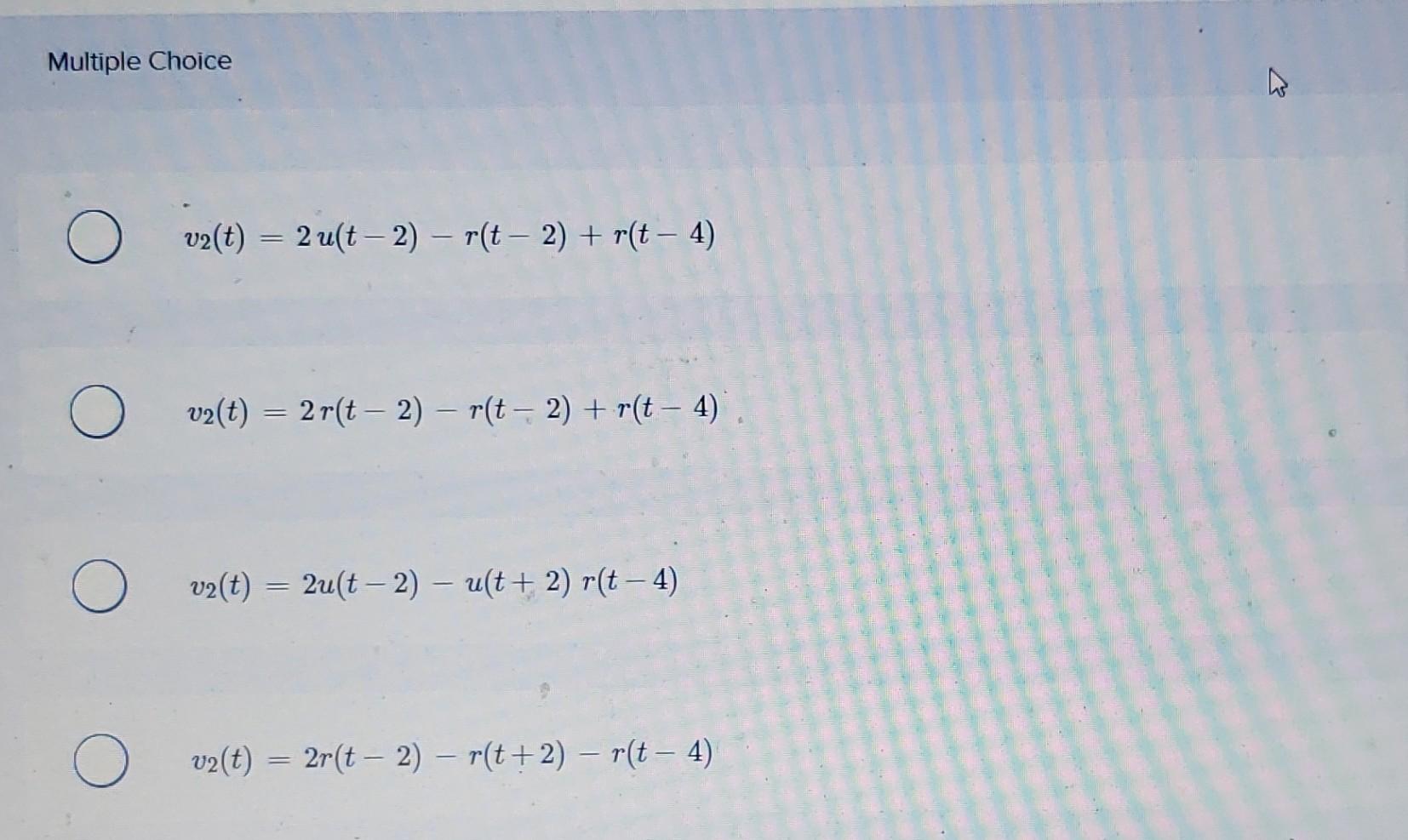 Solved What is the singularity function of the signal in the | Chegg.com
