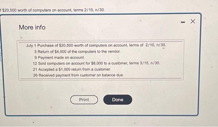 Solved 12A. Click Computers has the following transactions | Chegg.com