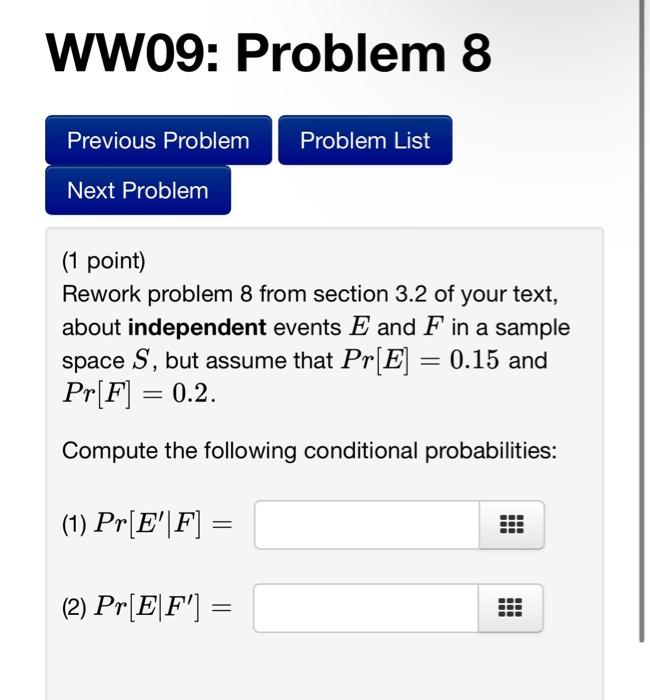 Solved Rework problem 8 from section 3.2 of your text, about | Chegg.com