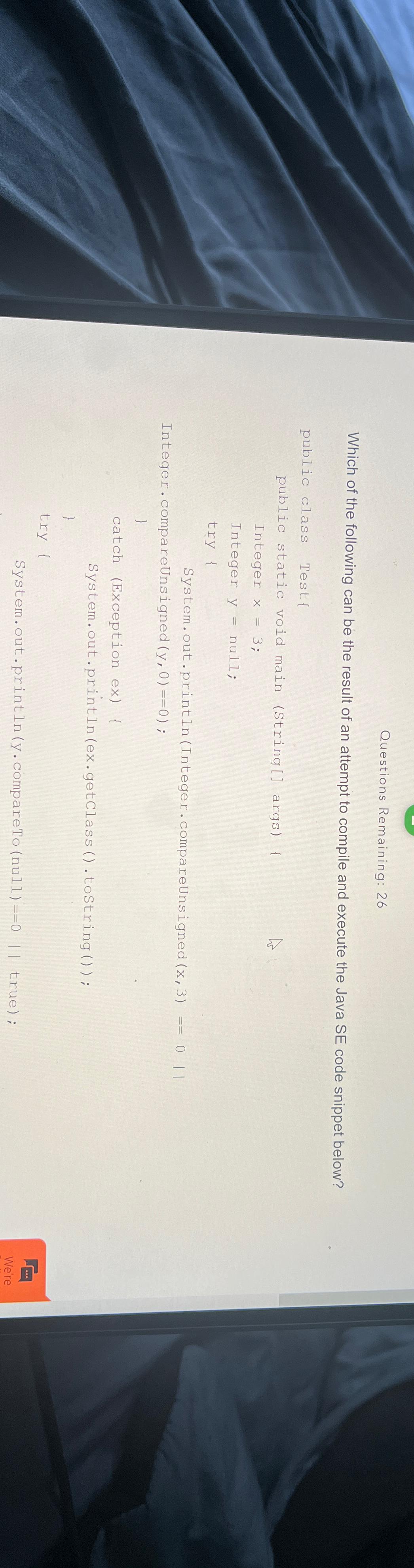 Solved Questions Remaining: 26Which of the following can be | Chegg.com
