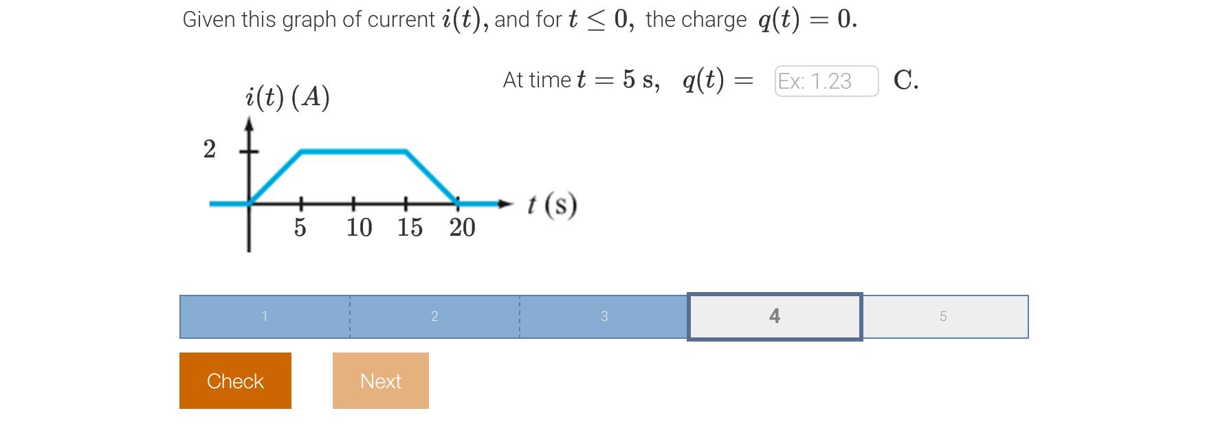 Solved Given this graph of current i(t), ﻿and for t≤0, ﻿the | Chegg.com