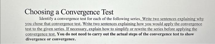 Solved 6. ∑k=1∞4k4−3k+17k4−2Choosing a Convergence Test | Chegg.com