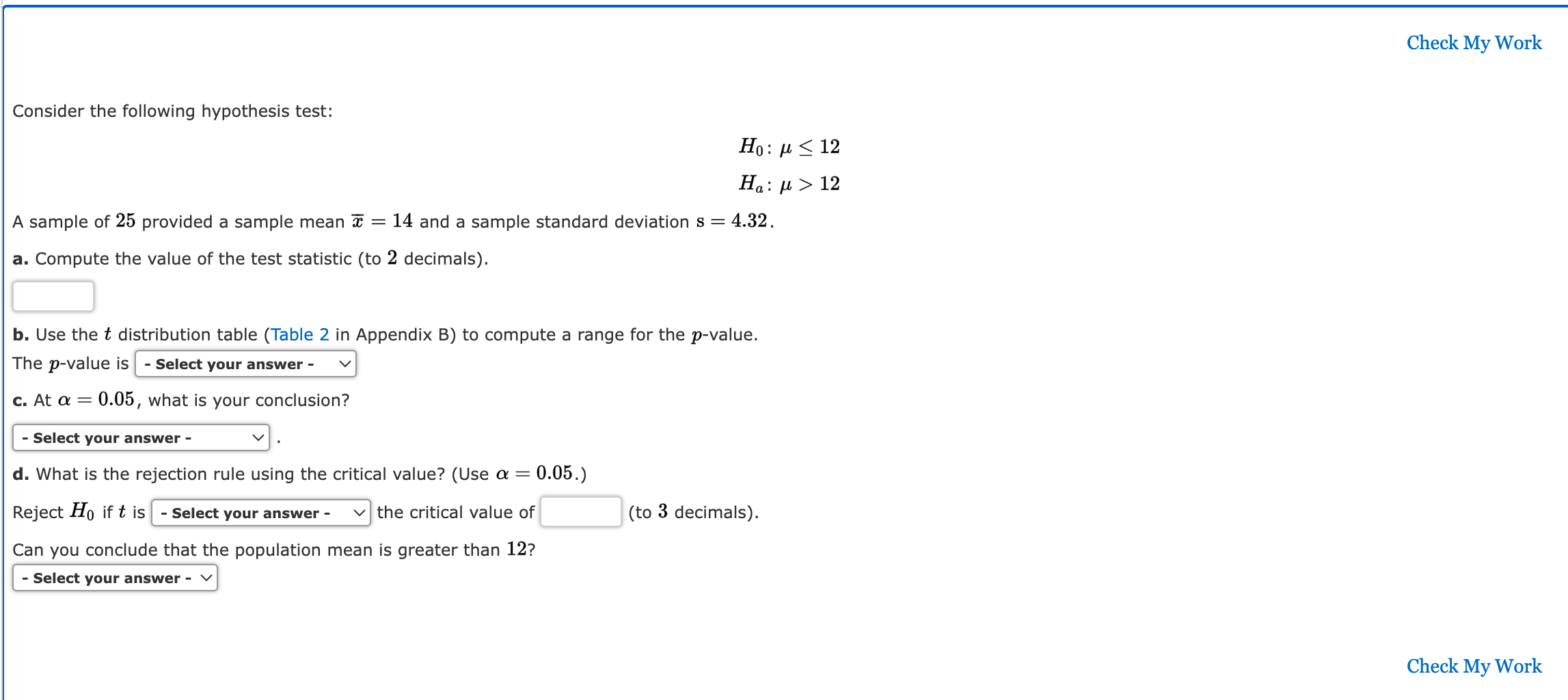 Solved Consider the following hypothesis | Chegg.com