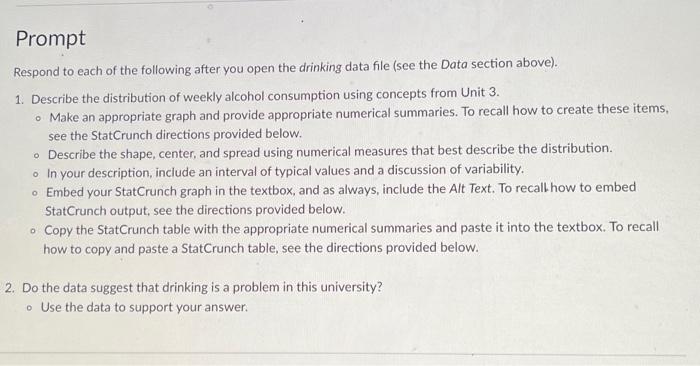 Solved Frequency Prompt Respond to each of the following | Chegg.com