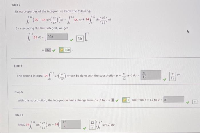 Solved Using properties of the integral, we know the | Chegg.com