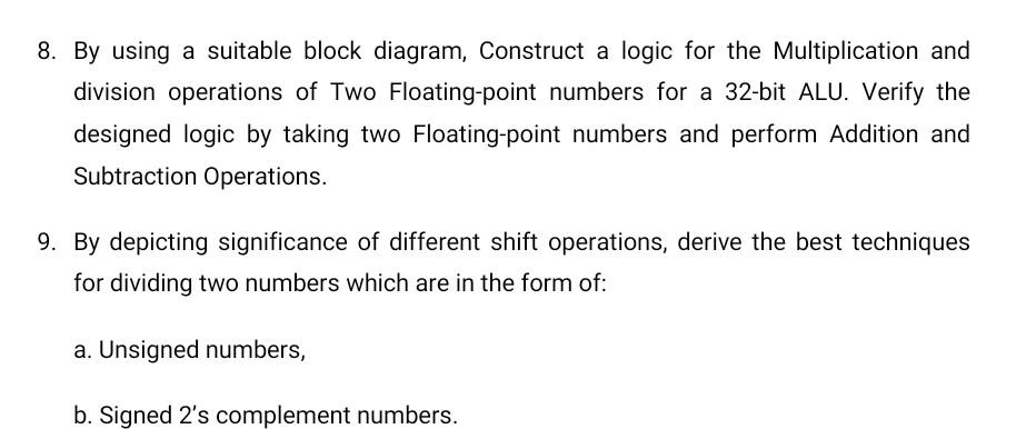 Solved 8. By using a suitable block diagram, Construct a | Chegg.com