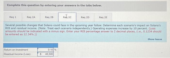 Solved E10-6 (Algo) Calculating Return on Investment, | Chegg.com