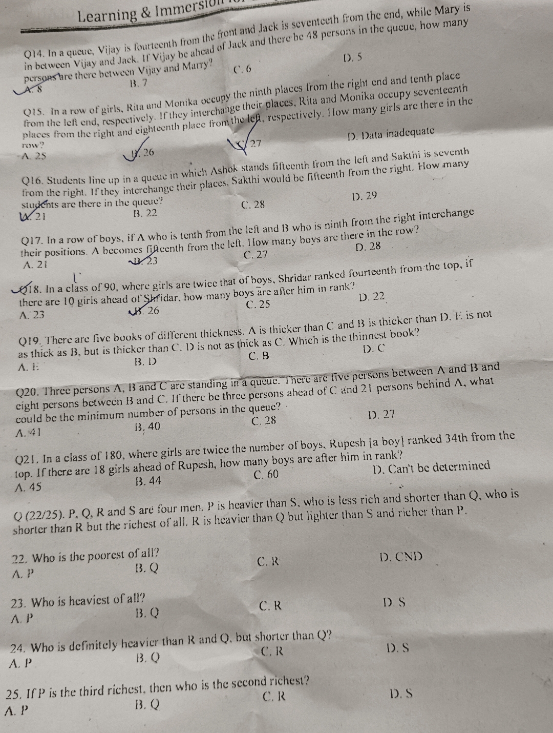 Solve from question 14 to question 25 | Chegg.com Solve from question 14 to question 25 | Chegg.com