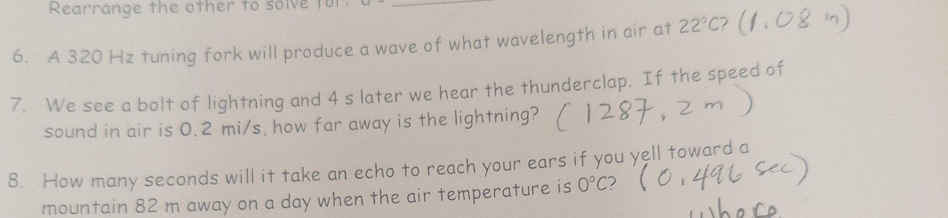 Solved 6.A 320Hz ﻿tuning fork will produce a wave of what | Chegg.com