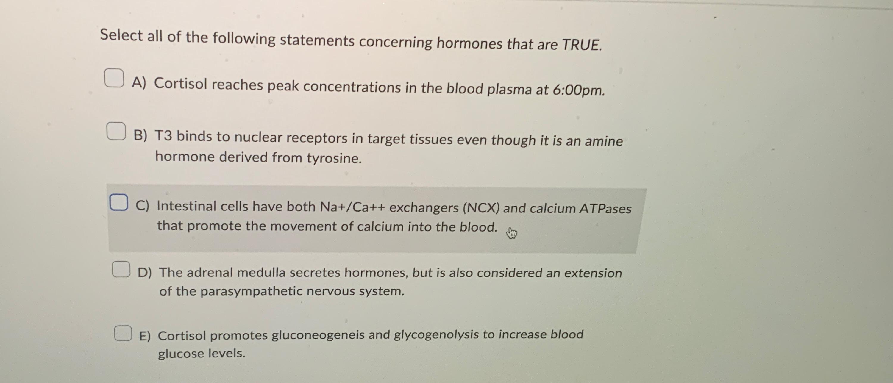 Solved Select all of the following statements concerning | Chegg.com