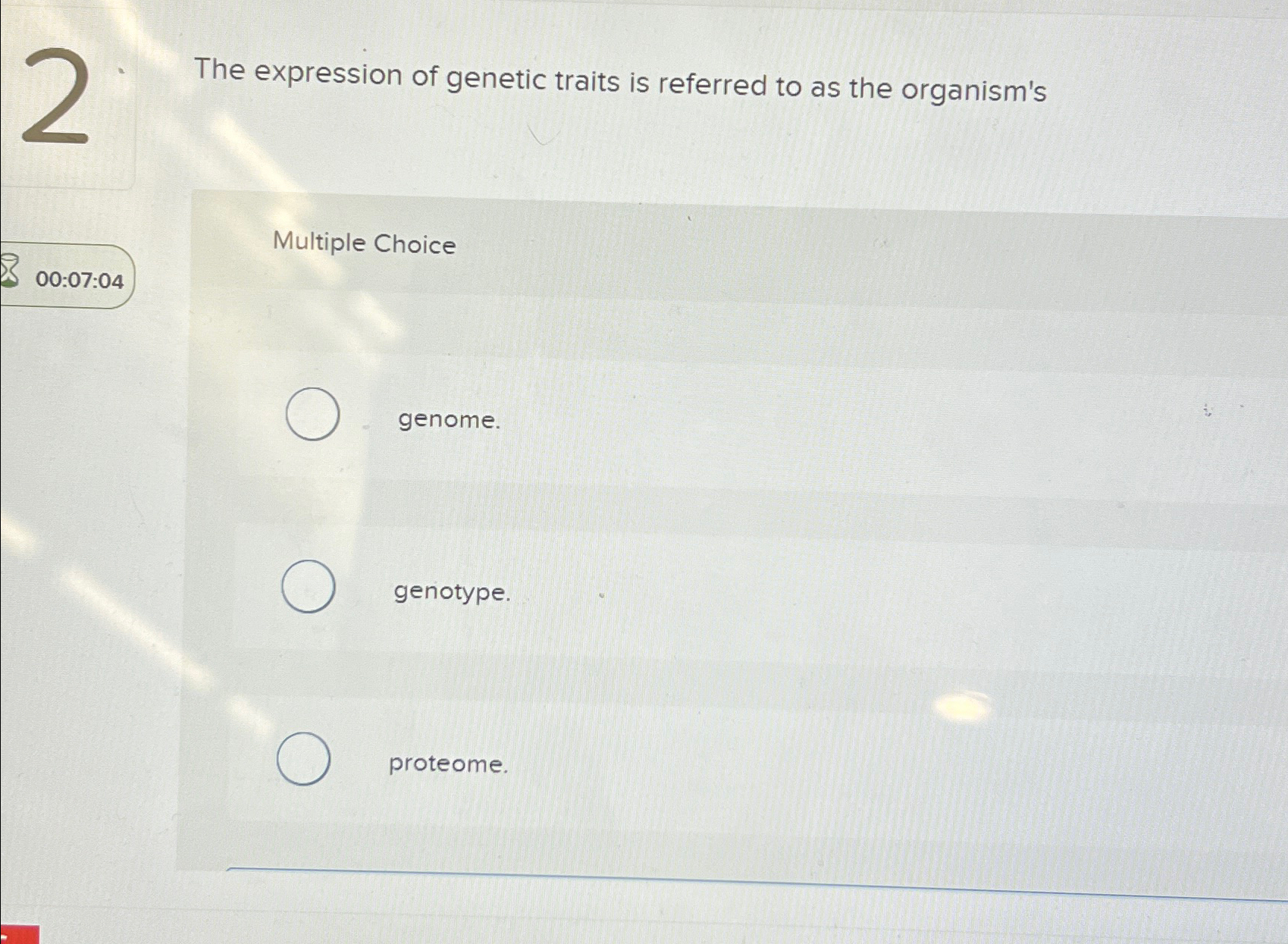 Solved The expression of genetic traits is referred to as | Chegg.com