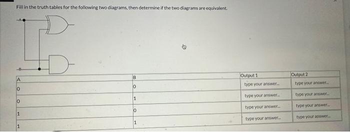 Solved Fill in the truth tables for the following two | Chegg.com