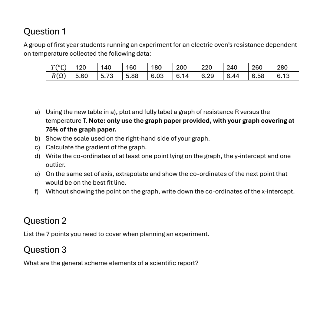 Question 1A group of first year students running an | Chegg.com