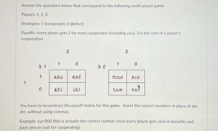 Answer the questions below that correspond to the | Chegg.com