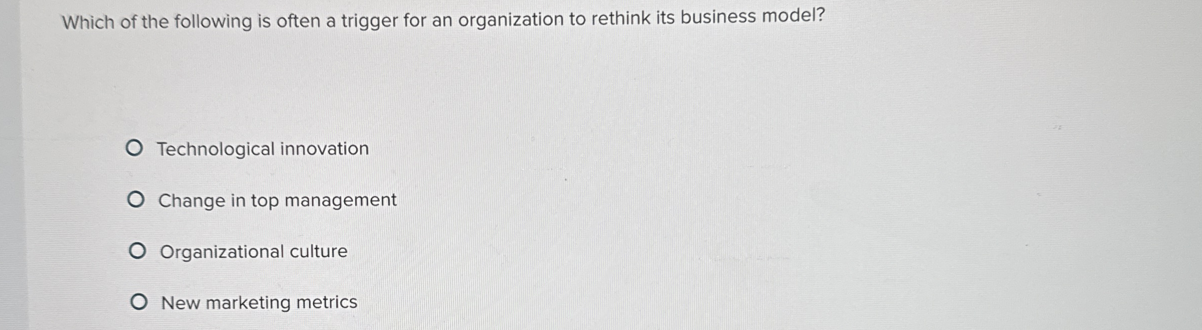 Solved Which of the following is often a trigger for an | Chegg.com