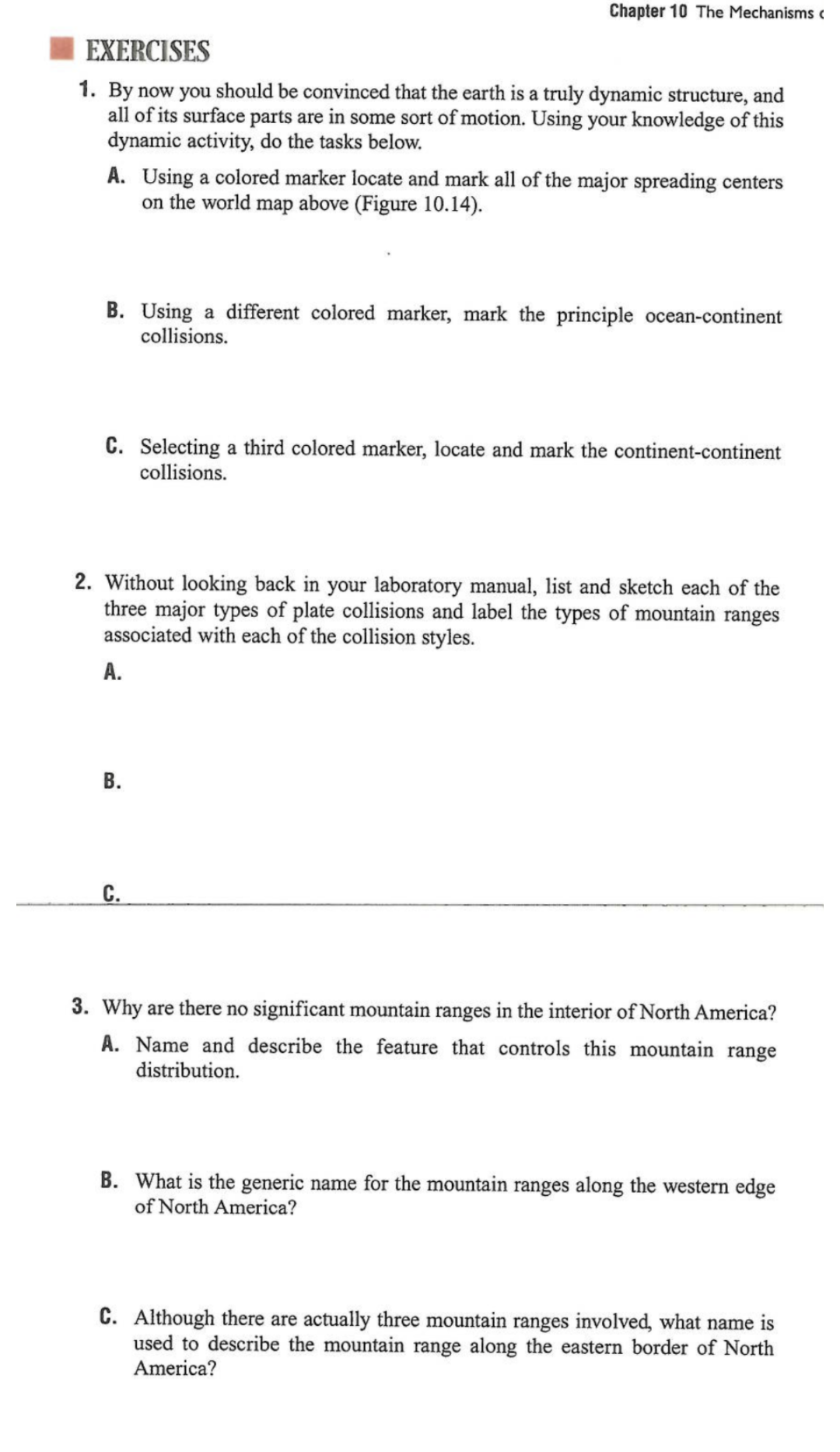 Solved Chapter 10 The Mechanisms EXERCISES 1. By now you | Chegg.com
