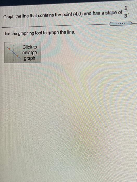 Solved 2 Graph the line that contains the point (4,0) and | Chegg.com