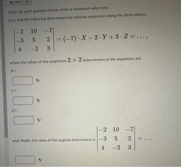 Solved Note: for each question below, enter a numerical | Chegg.com