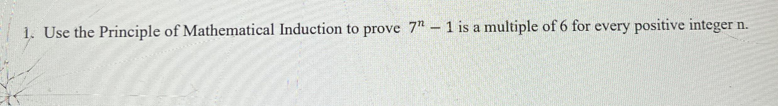Solved Use the Principle of Mathematical Induction to prove | Chegg.com
