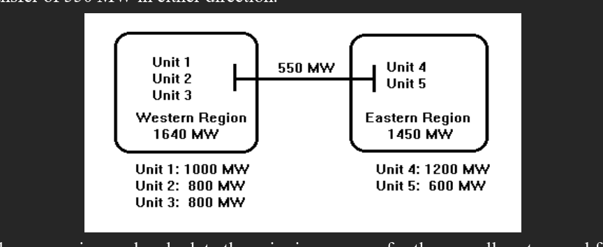 Solved Suppose a power system consists of two isolated | Chegg.com