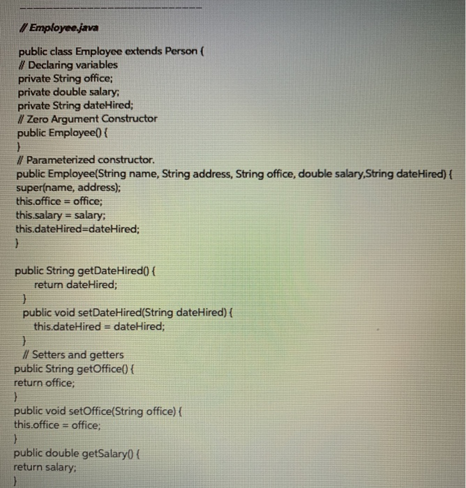 Solved 1. Inheritance - Abstract Classes and Polymorphism | Chegg.com