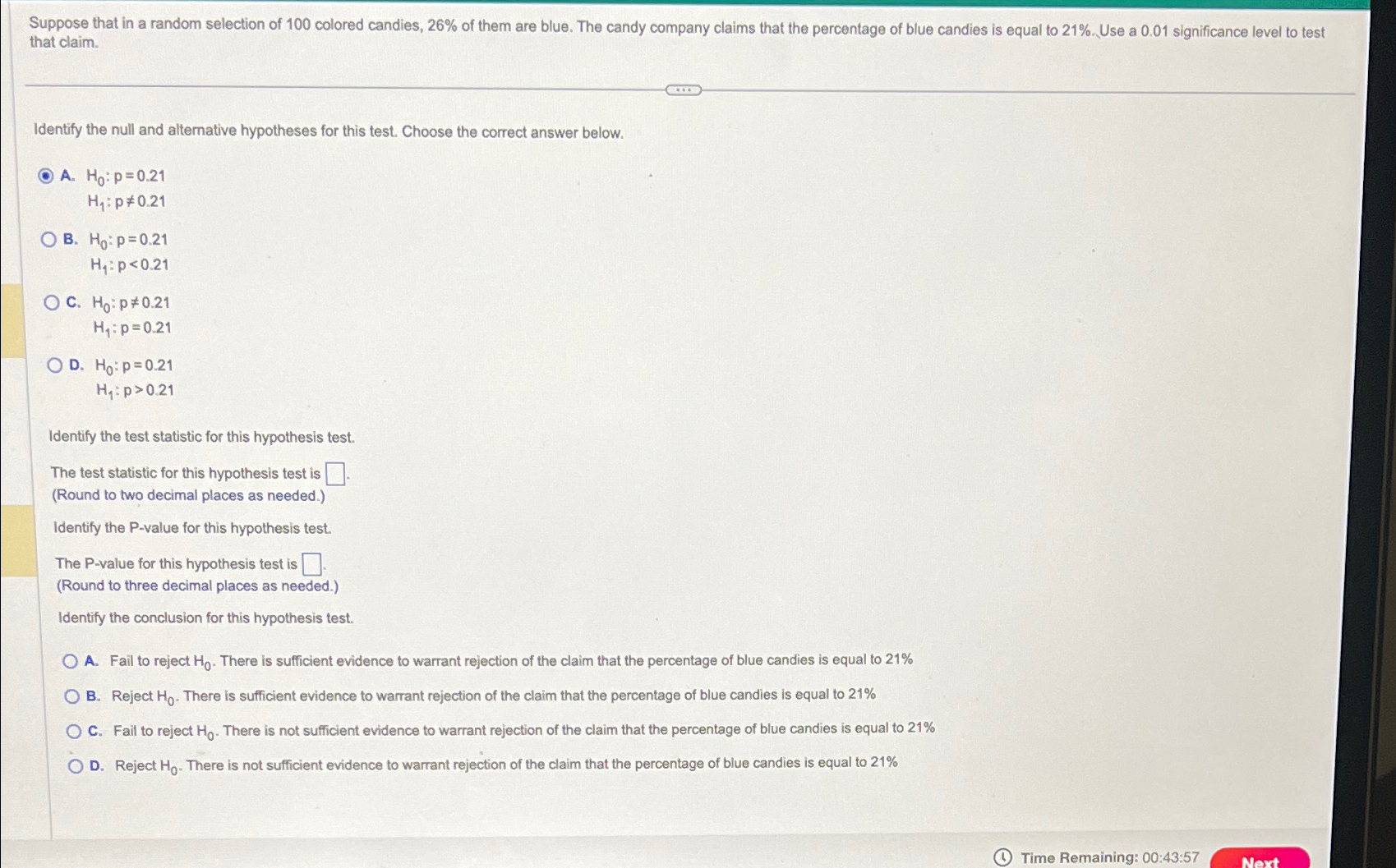 Solved Suppose that in a random selection of 100 ﻿colored | Chegg.com