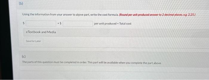 Solved Compute The Variable Cost Per Unit Using The Hich Low 7444