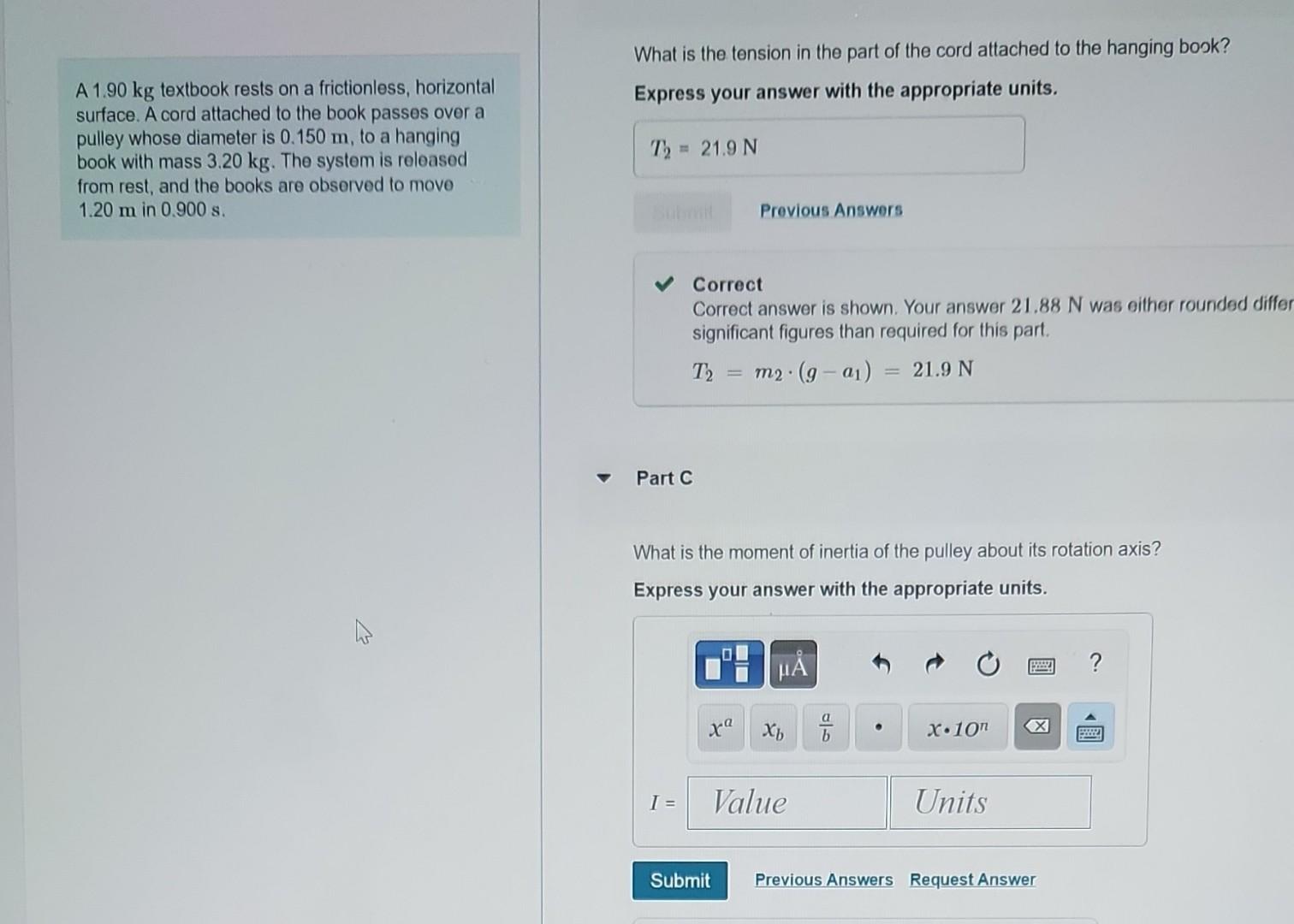 Solved please help me out with part C for C 0.038 was wrong | Chegg.com