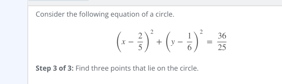 Solved Consider the following equation of a | Chegg.com