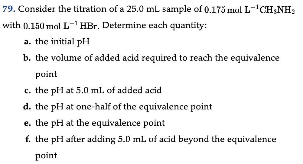 Solved Consider the titration of a 25.0mL ﻿sample of | Chegg.com