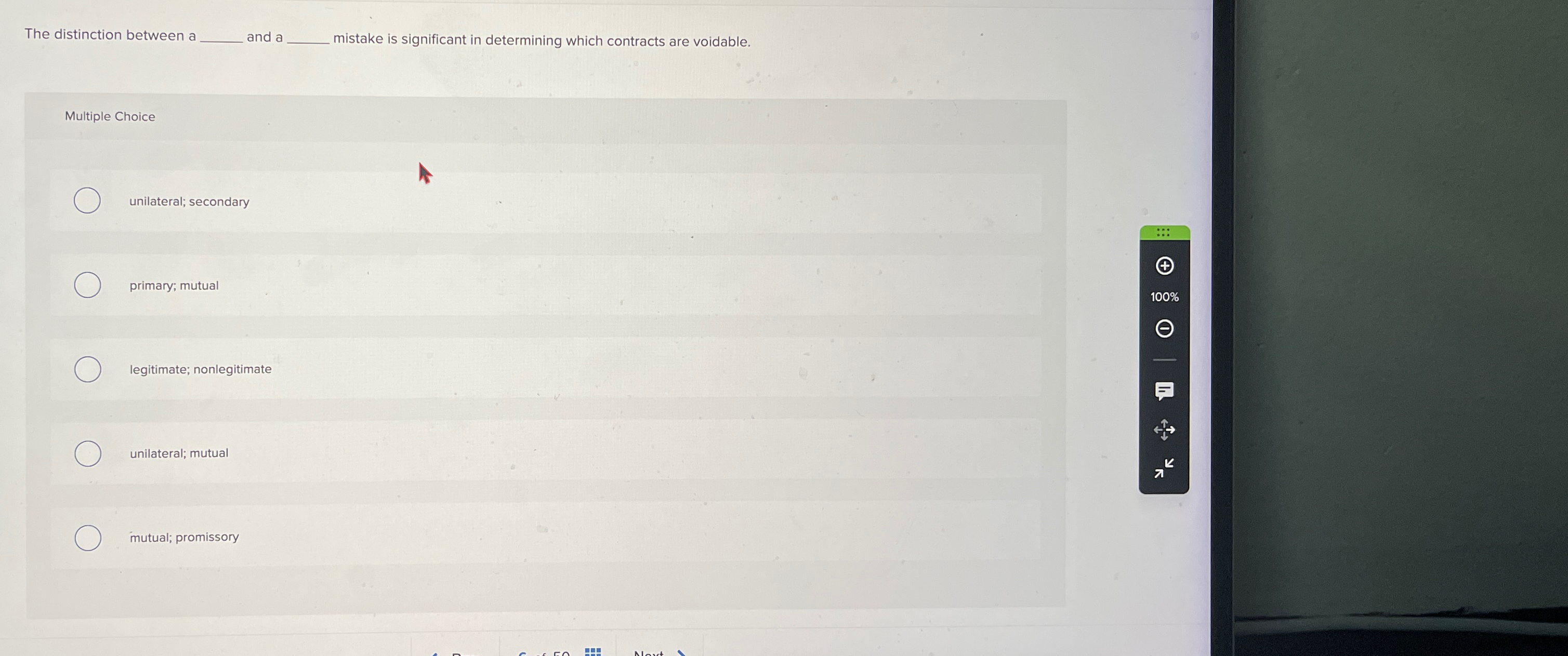 Solved The distinction between a and a mistake is | Chegg.com