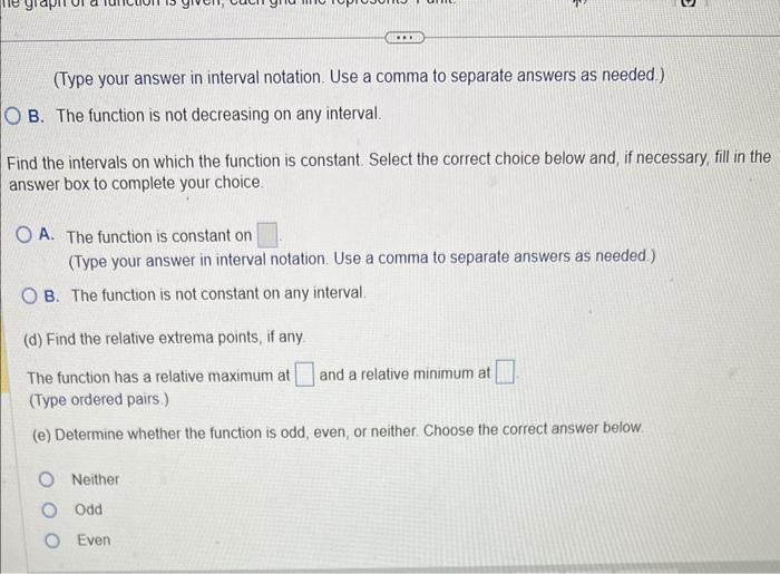 Solved The graph of a function is given; each grid line | Chegg.com