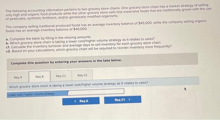 Solved The following accounting information pertains to two | Chegg.com