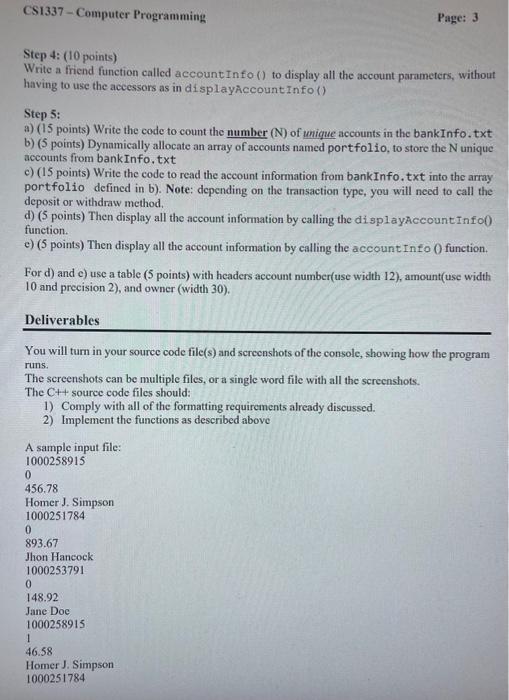 Solved Assignment \#4 - Classes October 28,2022 Due Date: | Chegg.com