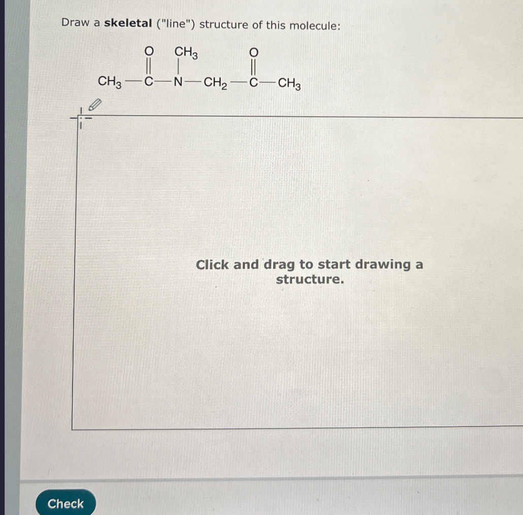 Solved Draw a skeletal ("line") ﻿structure of this | Chegg.com