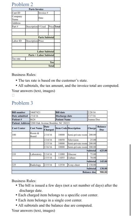 Solved Instructions for Problems 1-3 (10 points each, | Chegg.com