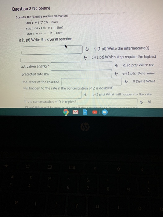 Solved Question 2 (16 points) Consider the following | Chegg.com