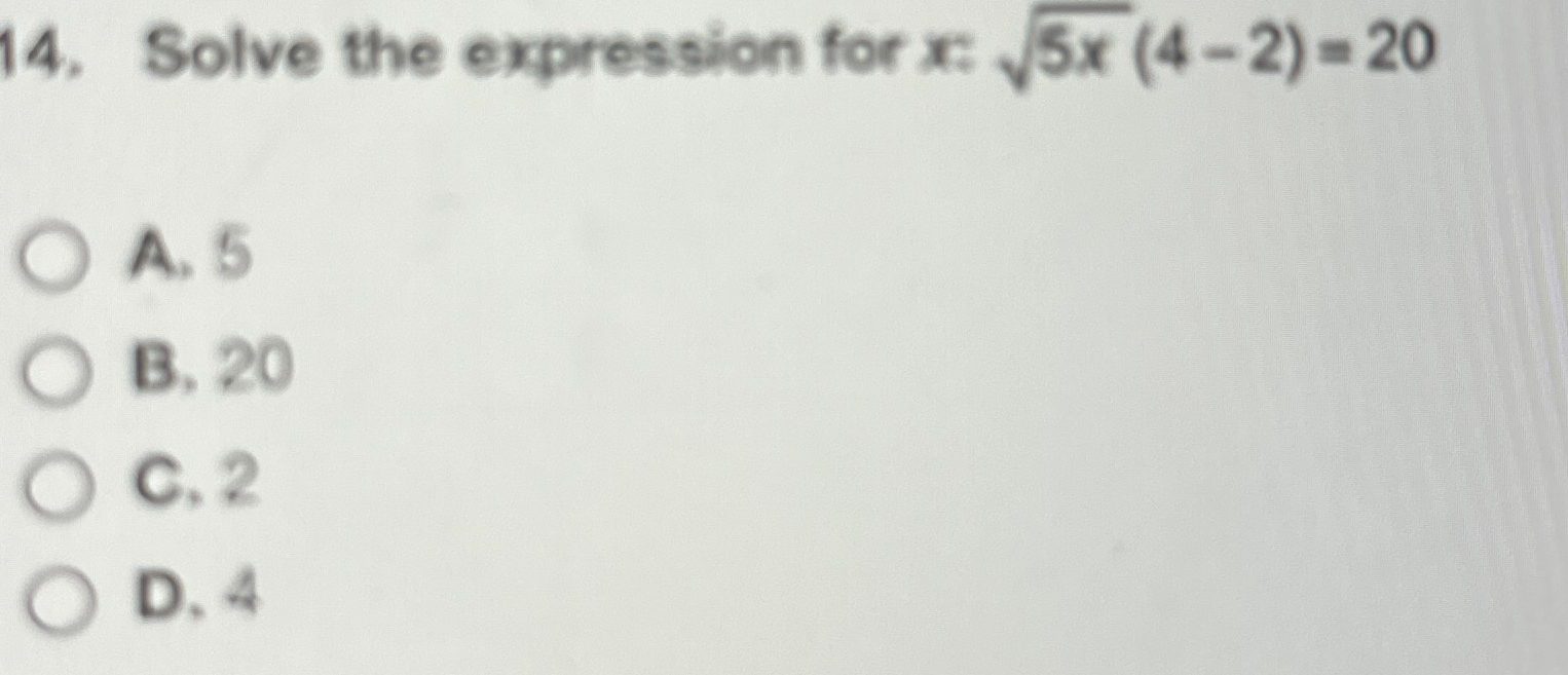 Solved Solve the expression for | Chegg.com
