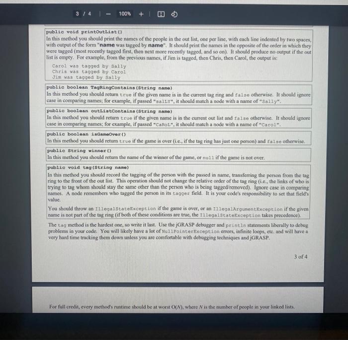 Solved This program focuses on implementing a class using | Chegg.com