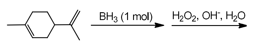 Solved BH3(1 mol) H2O2,OH−,H2O | Chegg.com